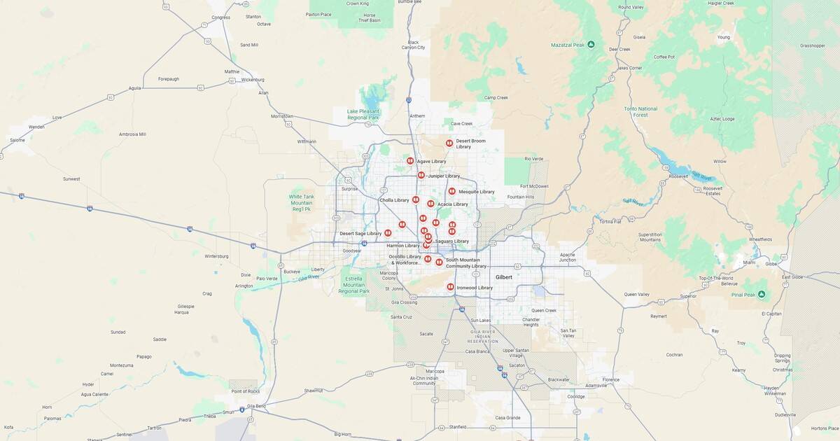 Window Treatments, Blinds, And Shades Near Phoenix Public Library ...